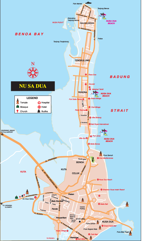 Bali Maps - Bali Tourist Guide